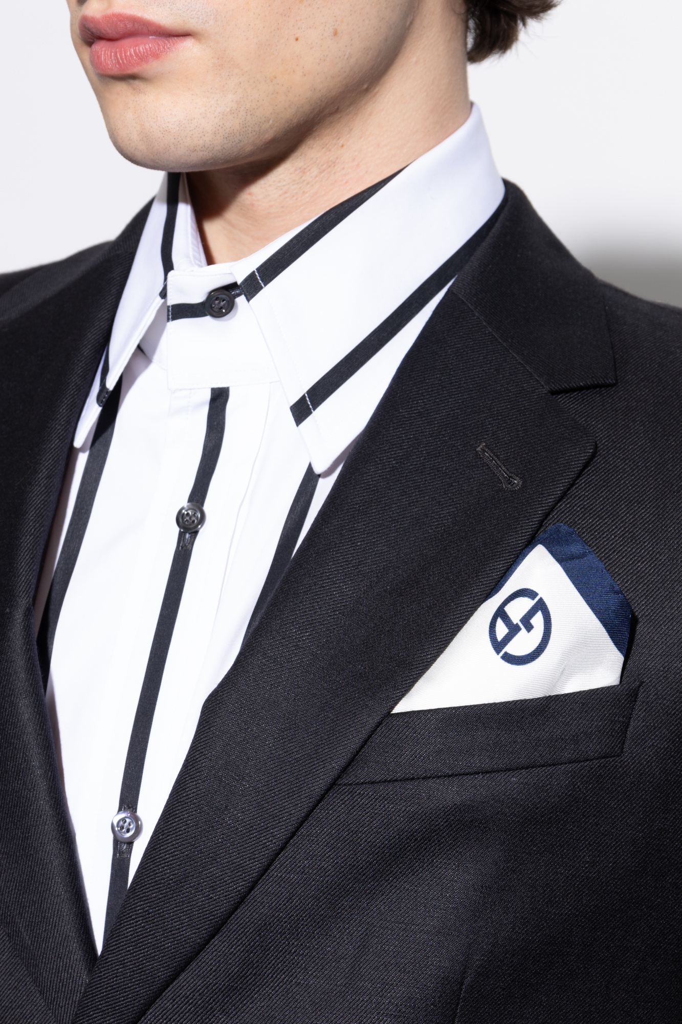 Giorgio Armani Silk pocket square Men s Accessories Vitkac